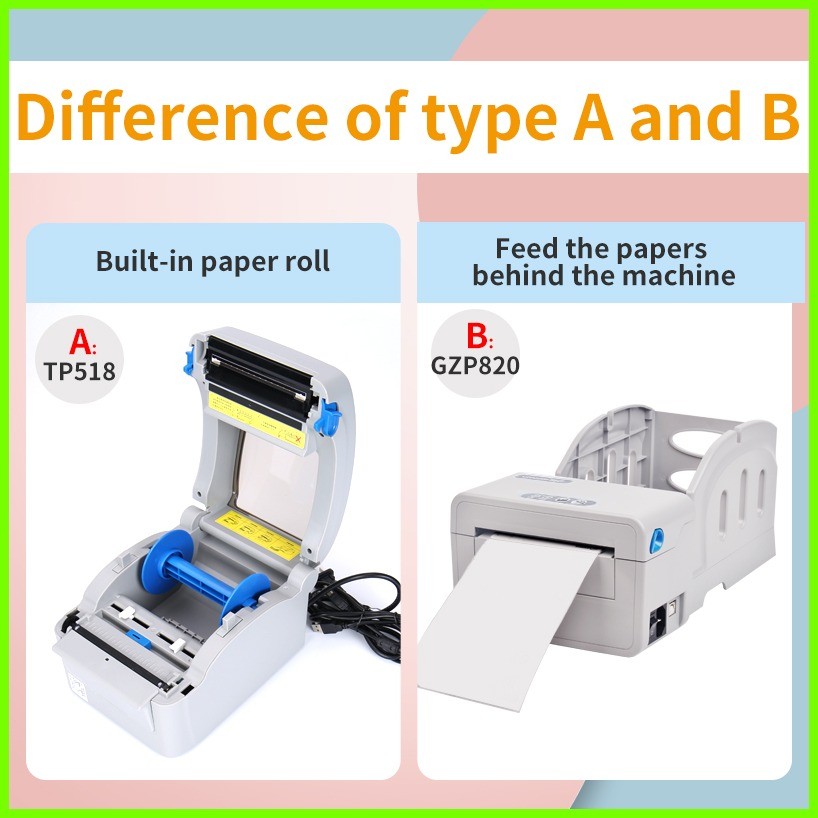 ♀ ┇ Thermal printer air Waybill Barcode Shipping Label bluetooth usb ...