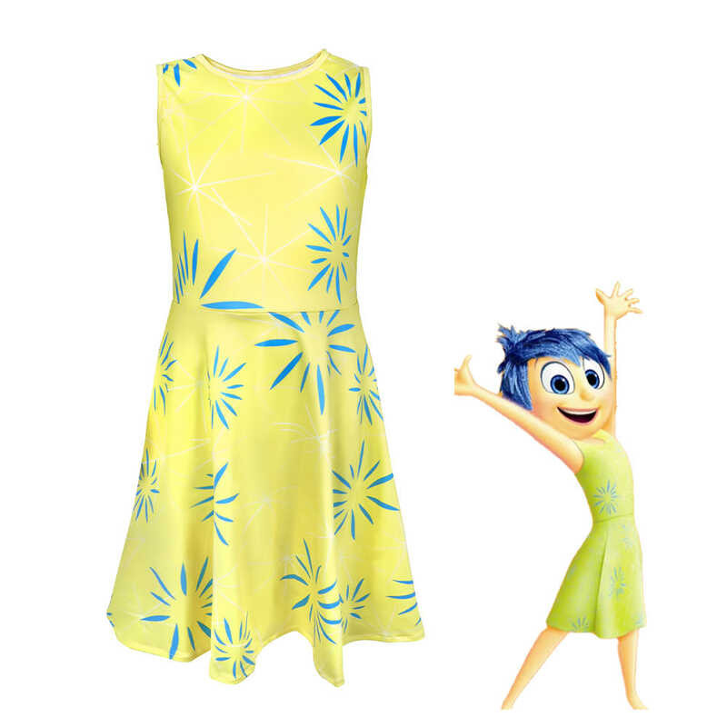LY Anime Movie Inside Out Joy Cospaly Costumejoy Anger Fear Cos Outfits ...