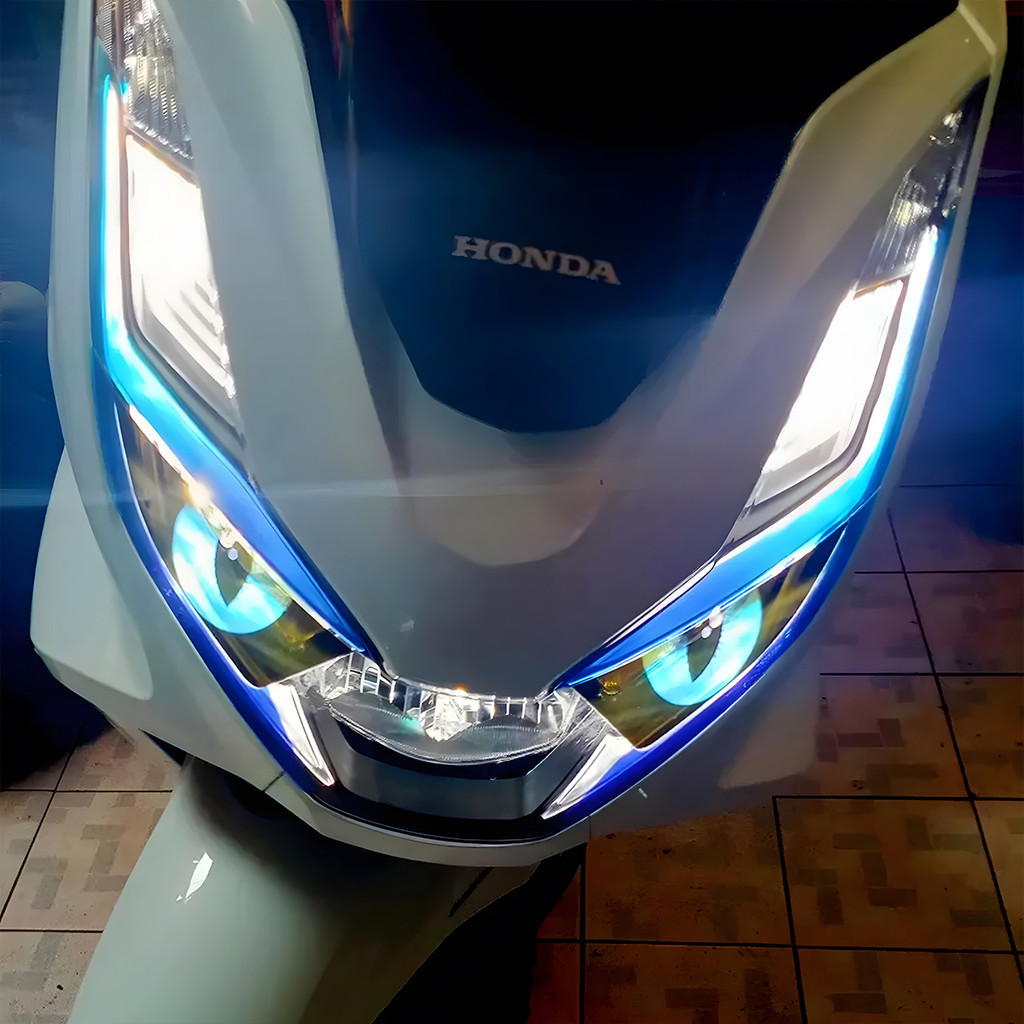 For Honda PCX160 PCX 160 Motorcycle Headlight Stickers Moto Head Light ...