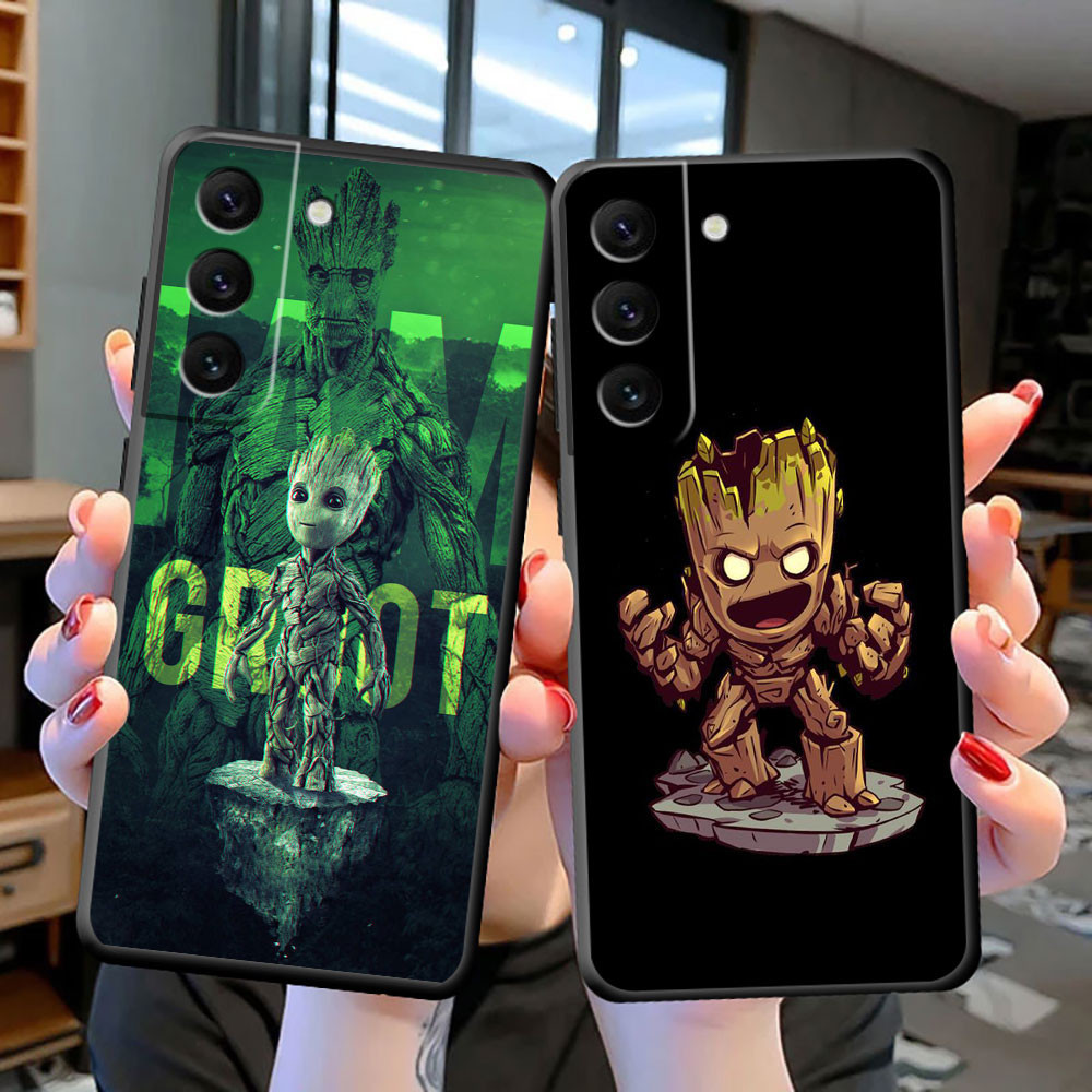 I Am Groot Marvel Soft Black Silicon TPU Cell Phone Case For Samsung ...