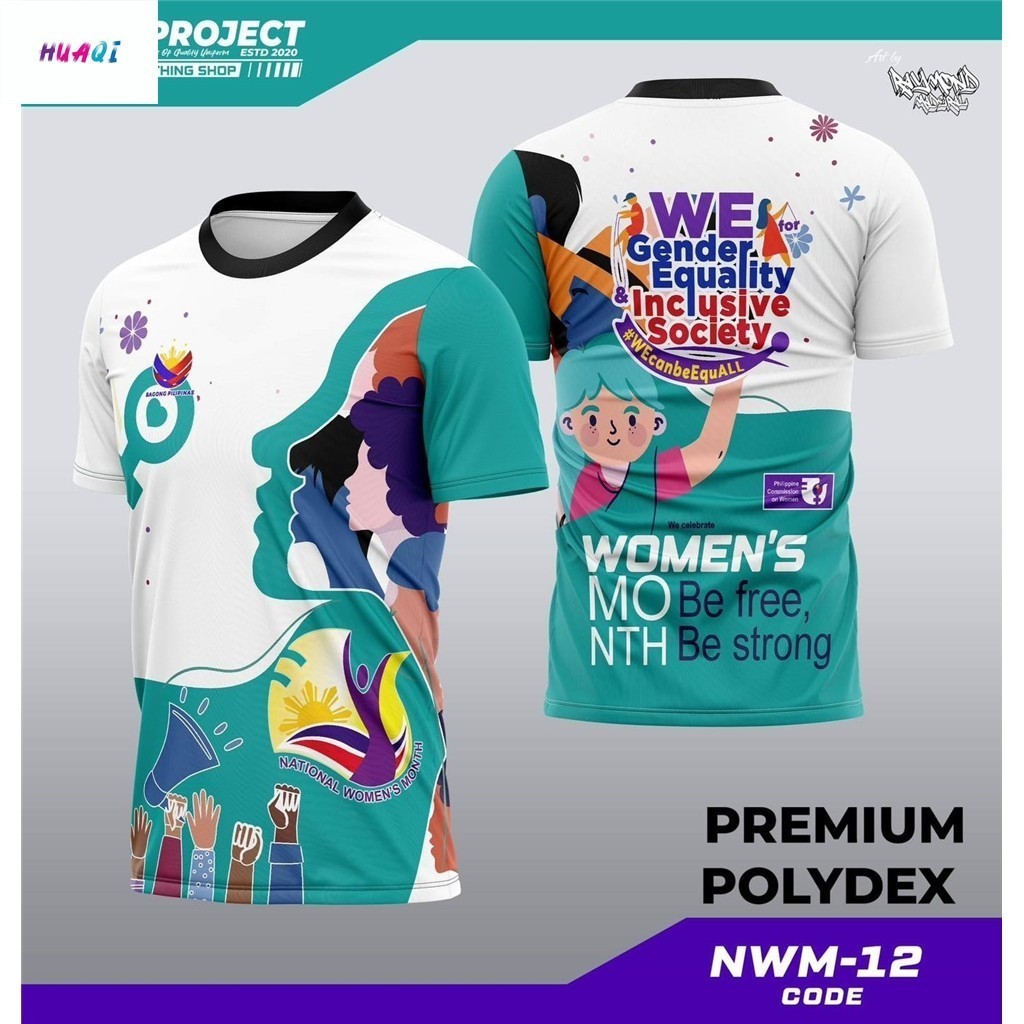 National Women's Month Full Sublimation Shirt We Can Be EquALL Purple ...