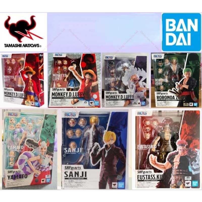100% Original Bandai One Piece SHF Figure Action Model Doll Genuine ...