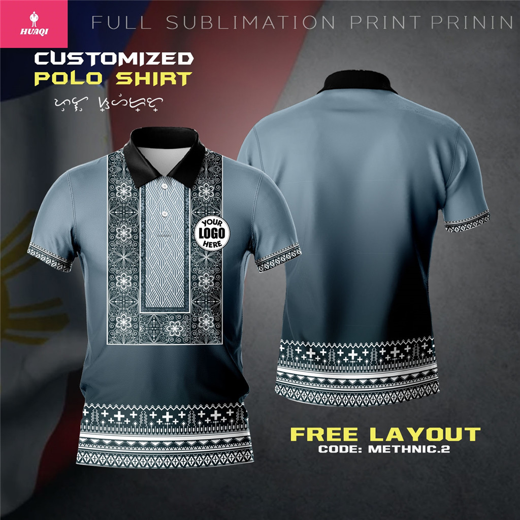 asean inspired ethnic attire barong agalog batik polo for men ...