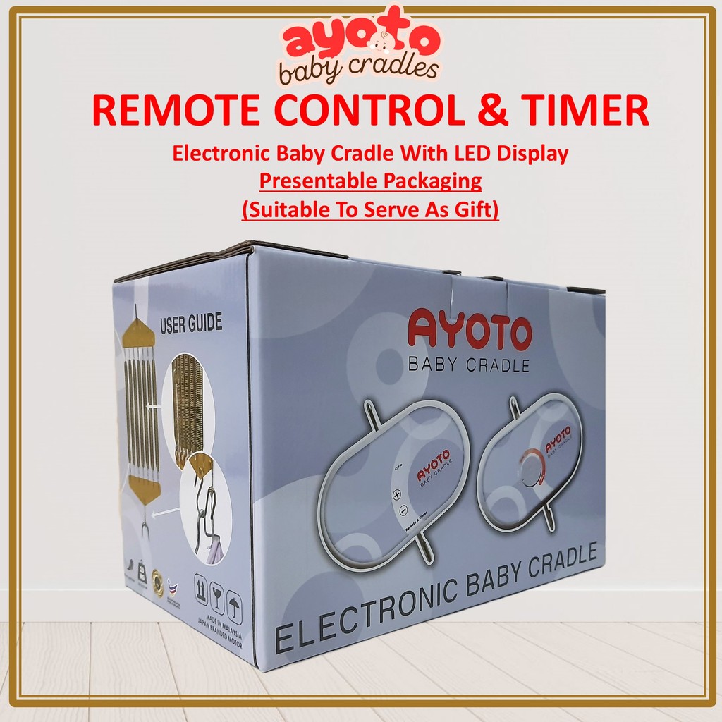 AYOTO Electronic Baby Cradle Motor (Motor Buaian Elektronik Remote ...