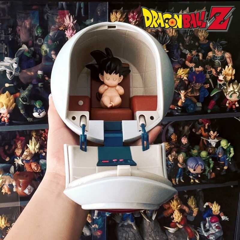 Anime Dragon Ball Super Saiyan Vegeta Space Capsule Spaceship Luminous ...