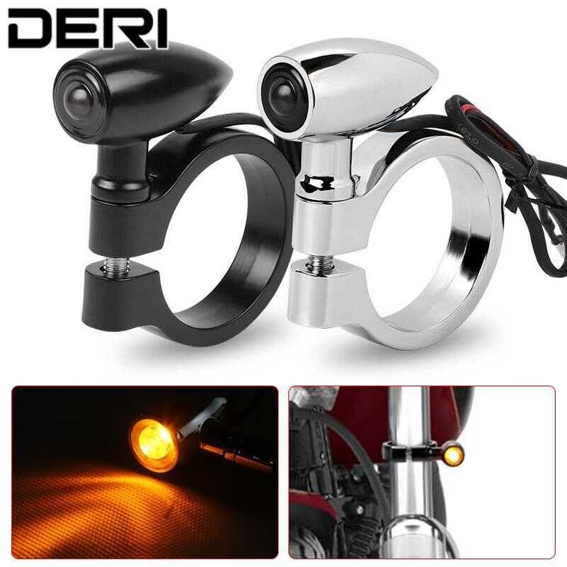41Mm Tubo Ng Garpik Motorcycle LED Lumiko Liwanag Ng Signal Black ...