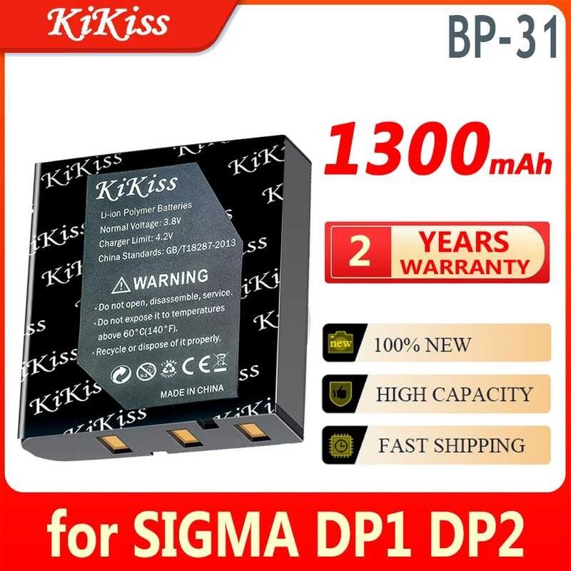 KiKiss High Capacity Battery BP-31 BP31 1300mah para sa SIGMA DP1 DP1S ...