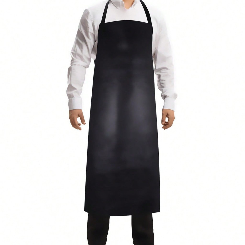 1pcs Thicken PU Leather Apron Waterproof Extra Long Men Heavy Duty ...