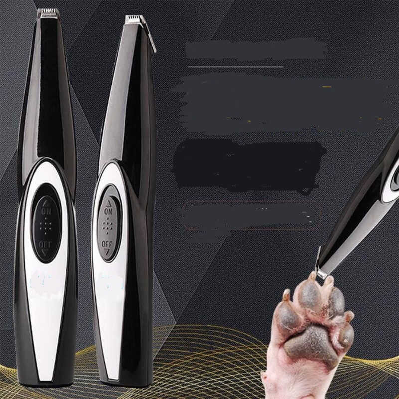 Electric Pet Claw Trimmer Dog Grooming Clipper Cat Foot Fur Scissor ...