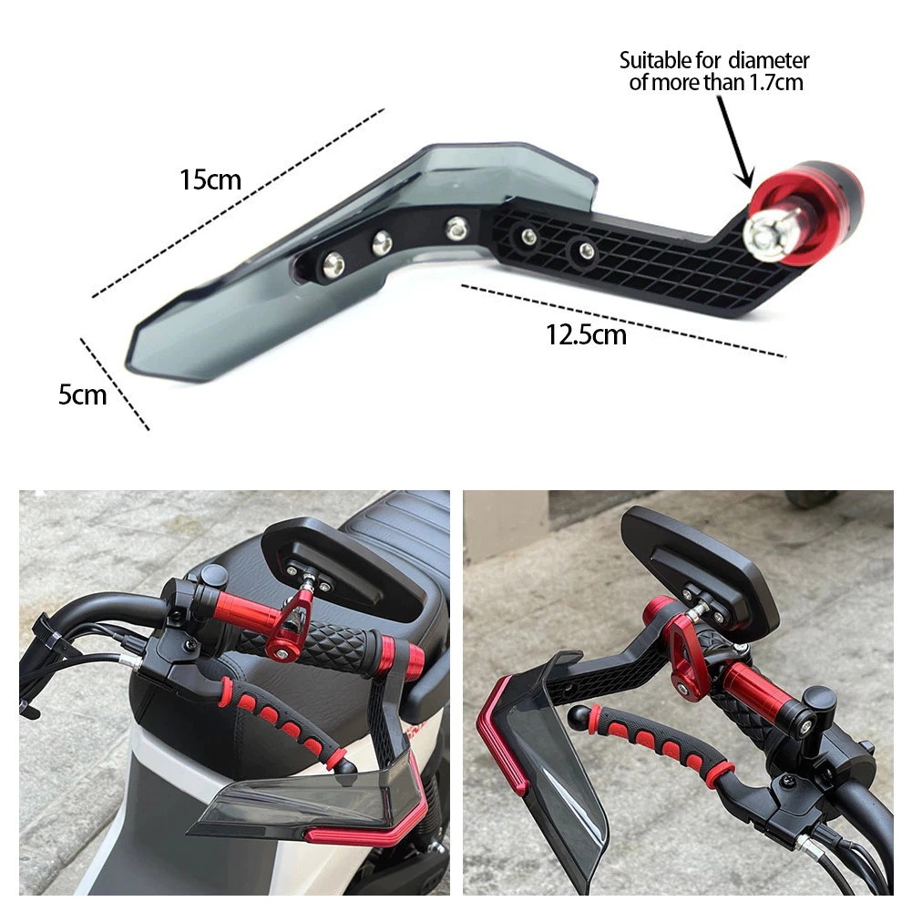 1Pair Universal 22MM Motorcycle Hand Guard Handlebar Protection Handle ...