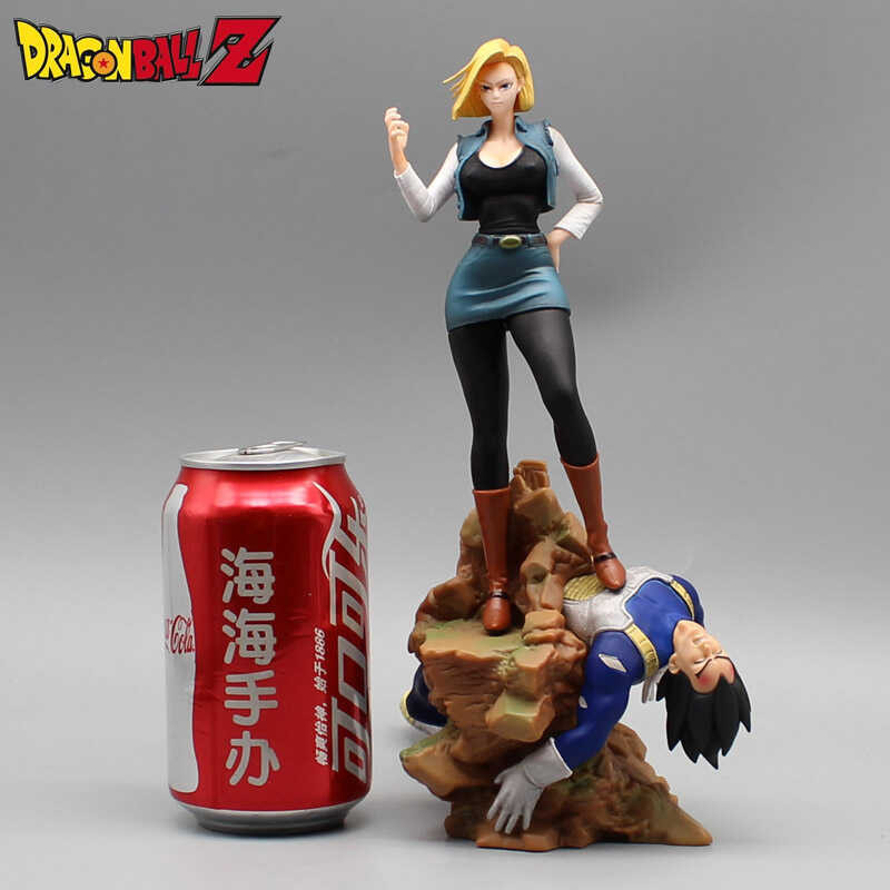 Dragon Ball Z Anime Figure Vegeta Android 18 Lazuli GK Manag Peripheral ...