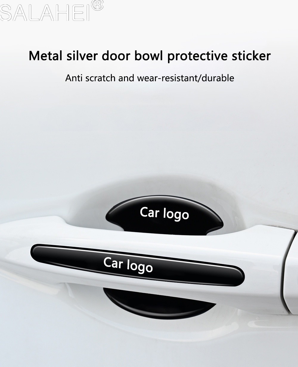 8Pcs Car Door Handle Bowl Stickers For BMW M Performance E36 E46 E60 ...