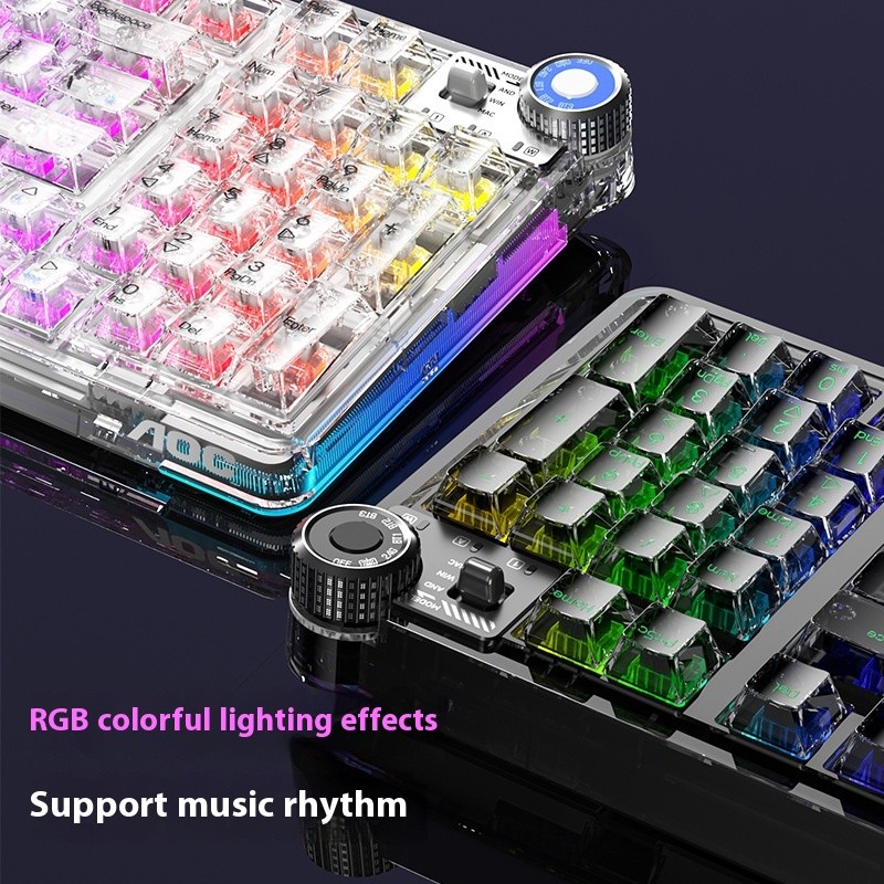 AOC K98 Fully Customized Mechanical Keyboard RGB Wireless Three-mode ...
