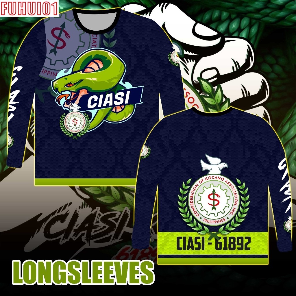 Ciasi Full Sublimation Tshirt/LongSleeves Design 1Ready Stock（1 ...