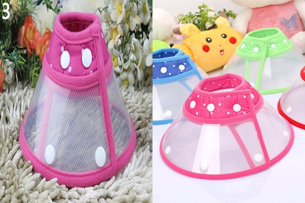 Dog Neck Protector Adjustable Portable Reusable Washable Dog Anti-bite ...