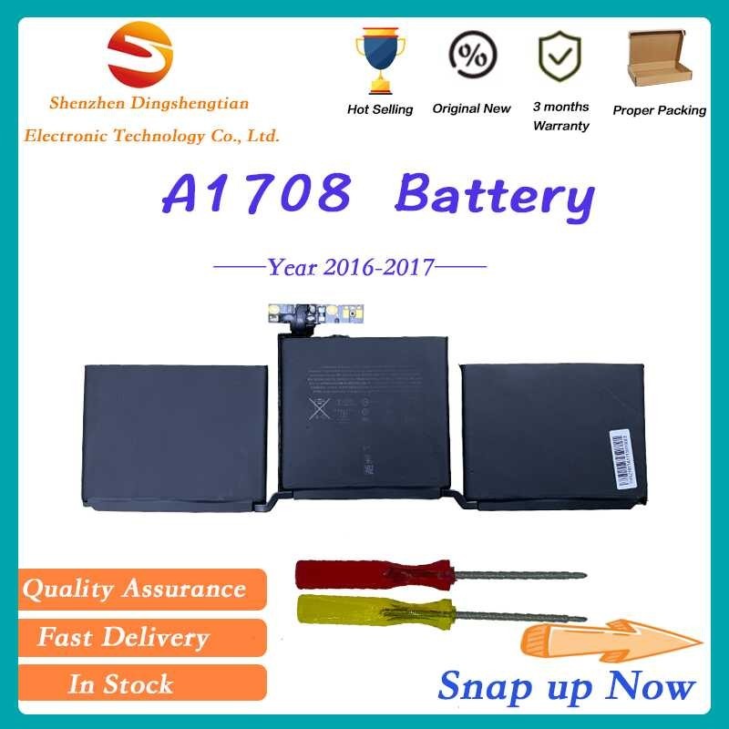 Original Genuine Battery for 2016 2017 13" Touch Bar For book Pro A1708 ...