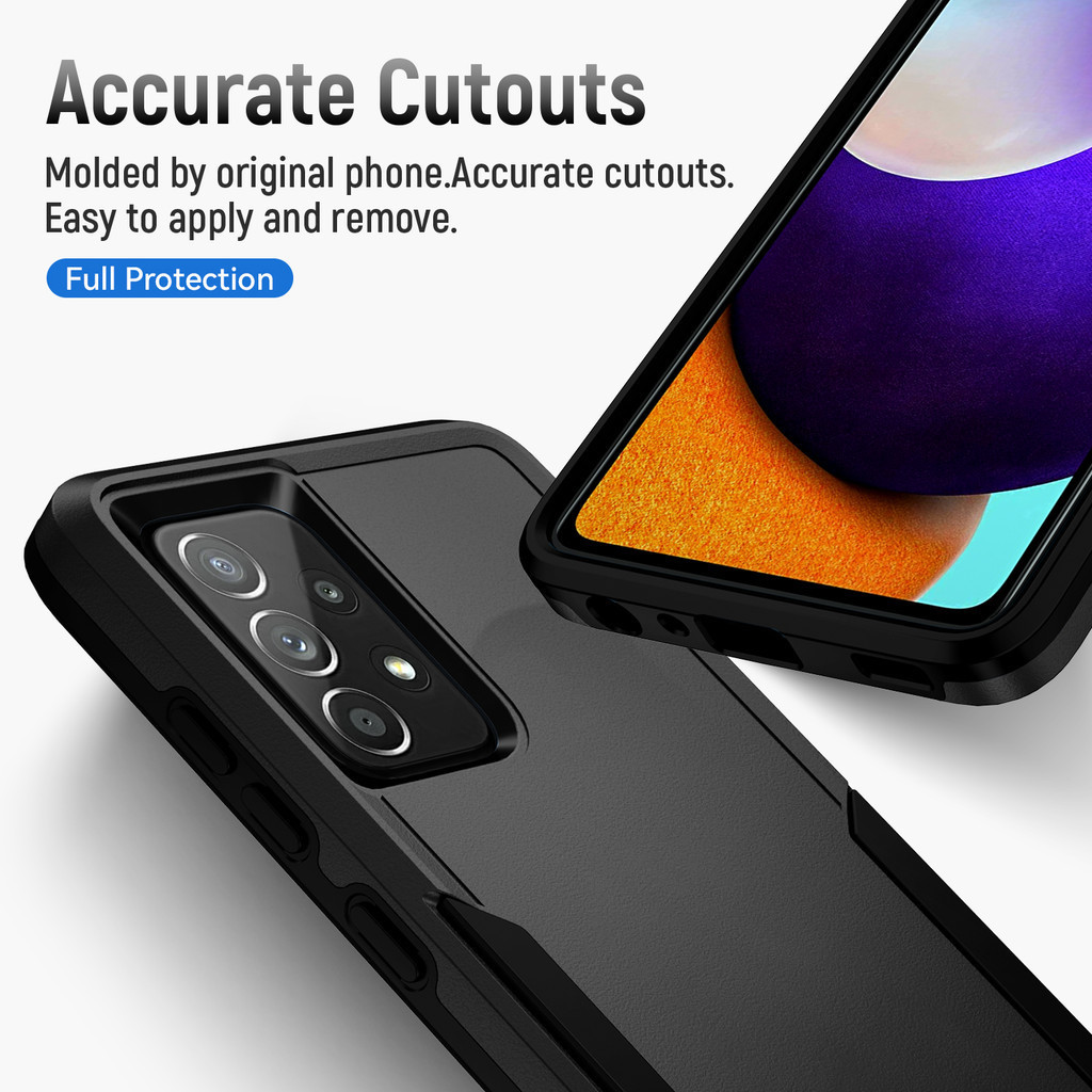 Shockproof Precise Cutout Case for Samsung Galaxy A54 A14 A15 A05S A55 5G S23 Ultra A52 A72 A35 ...