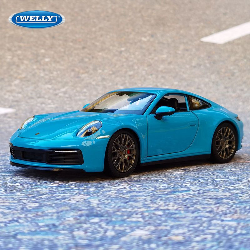 Welly 1:24 Porsche 911 Carrera 4S Alloy Sports Diecasts & Toy Metal ...
