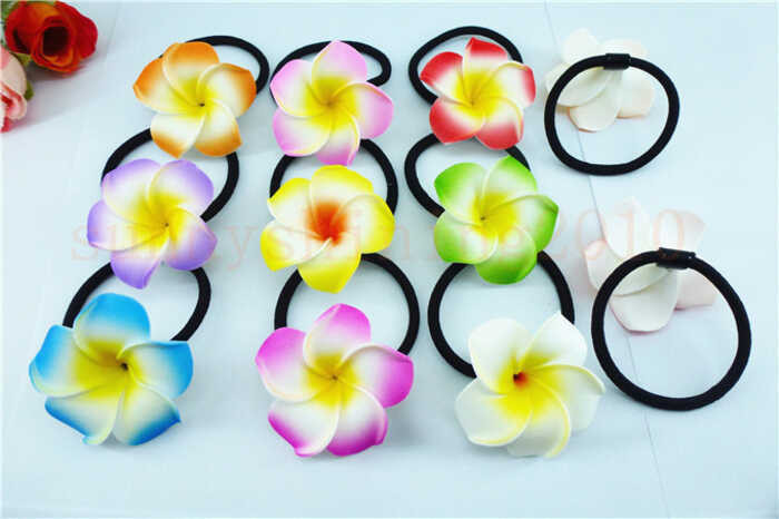 ♥ Lingko Kabuuan Ribbon Ng Biyahe Foam Plumeria Bulaklak Elastiko ...