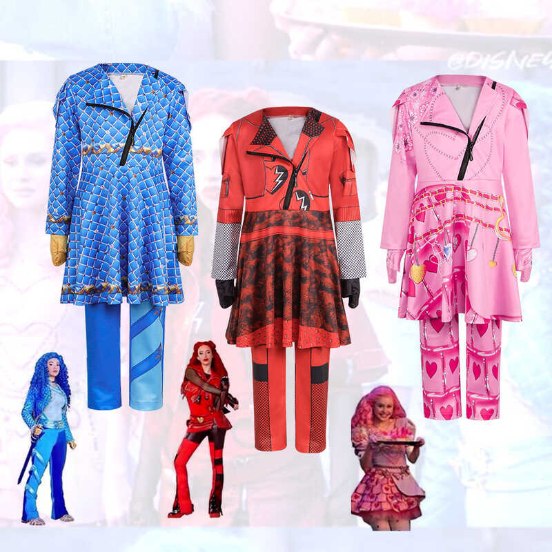 Descendants Descendants 4 cosplay costume movie same red performance ...