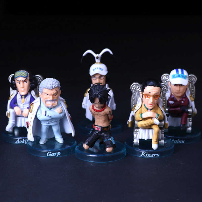 6 Styles Marine War Anime ONE PIECE Action Figure Sengoku Akainu Aokiji ...