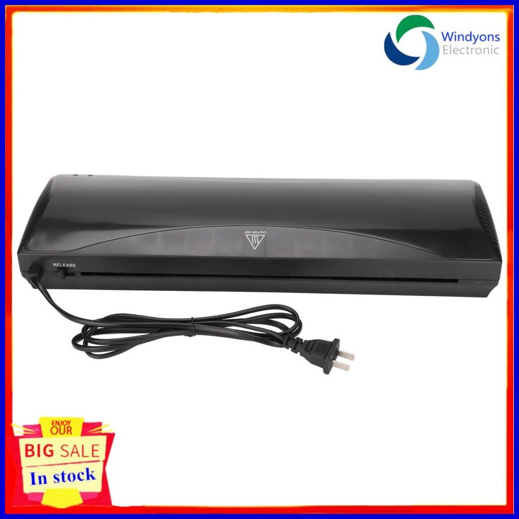 Windyons Laminating Machine Fast Preheating Automatic Film Thermal Laminator for A3/A4 AC 220 ...