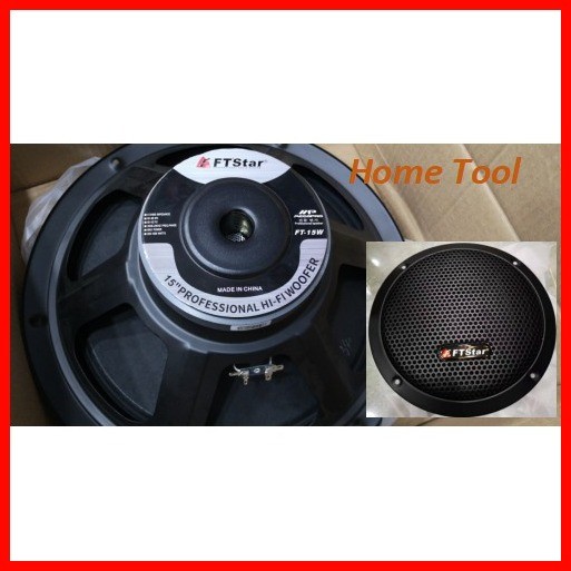 ♥ FT STAR Speaker Woofer 15 Inch 1000W Speaker Professional HI-FI ...