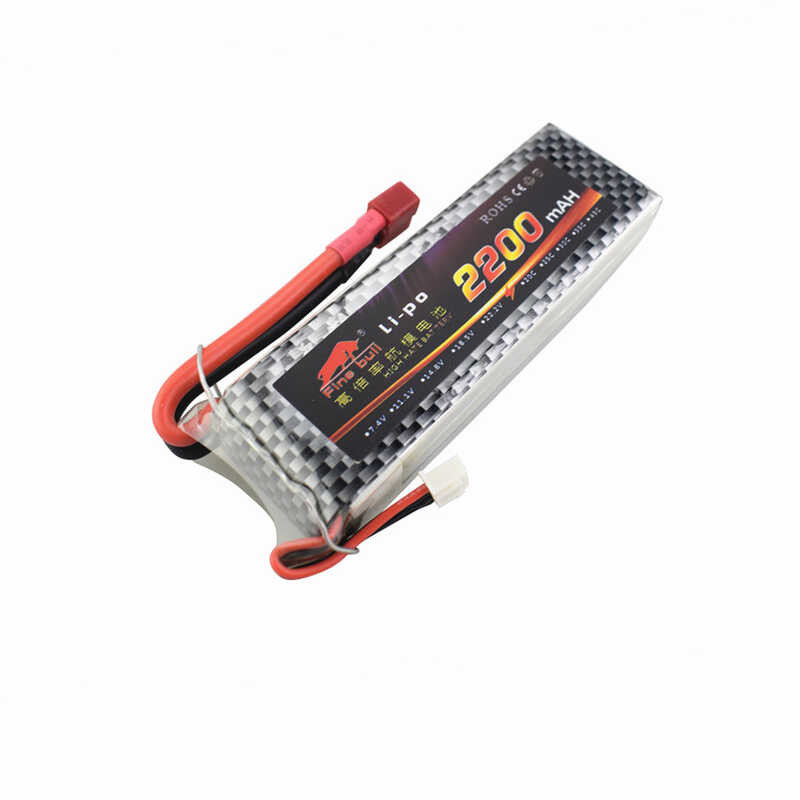 11.1V 2200mah model aircraft model ship model UAV high-rate T-head ...