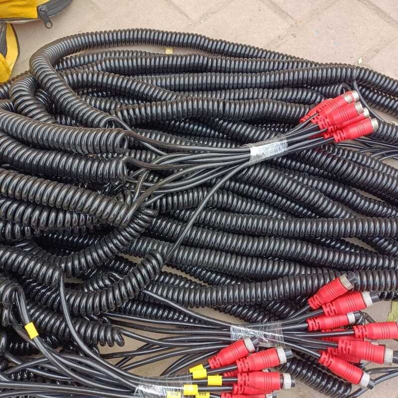 Semi trailer spring wire, 4-core aviation head thread wire, extension ...