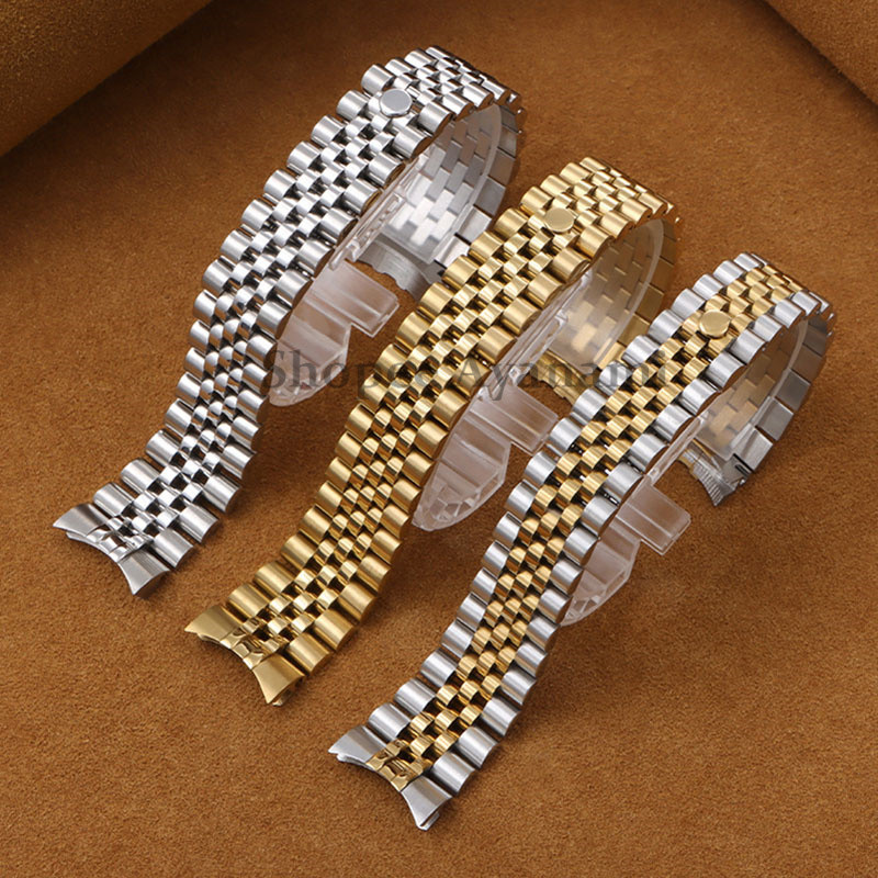 Luxury Solid Stainless Steel Watch Strap for Rolex Replacement Wawtch ...