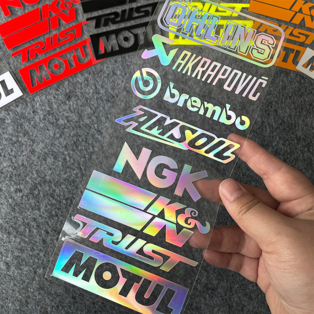 RUSI Logo Sticker Reflective Motorcycle Body Helmet Decal for Rusi Tc ...