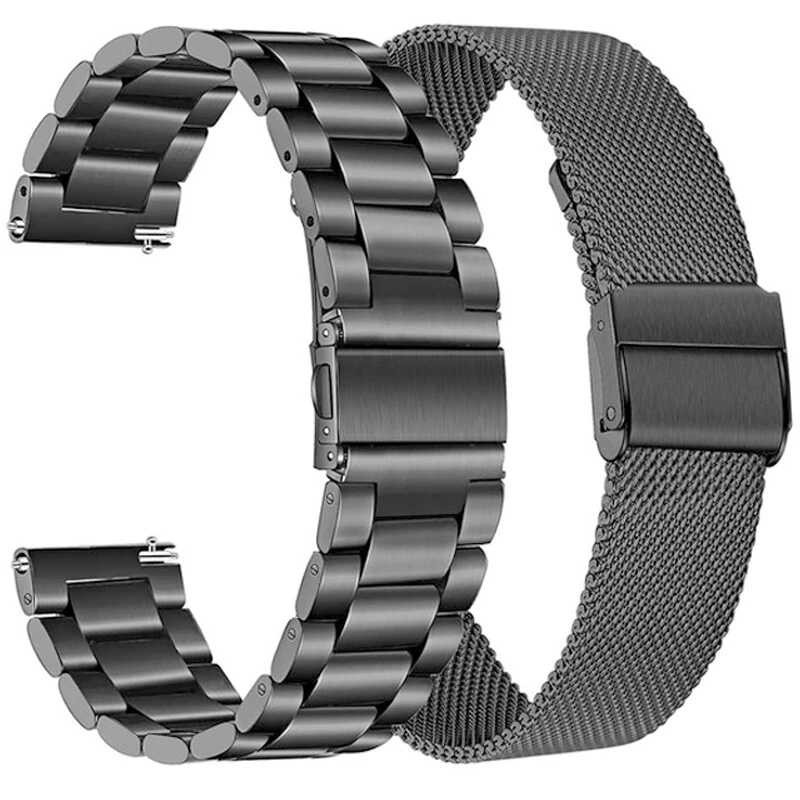 18MM Metal Strap For Fossil Gen 4 Q Venture HR/Gen 3 Q Venture Smart ...