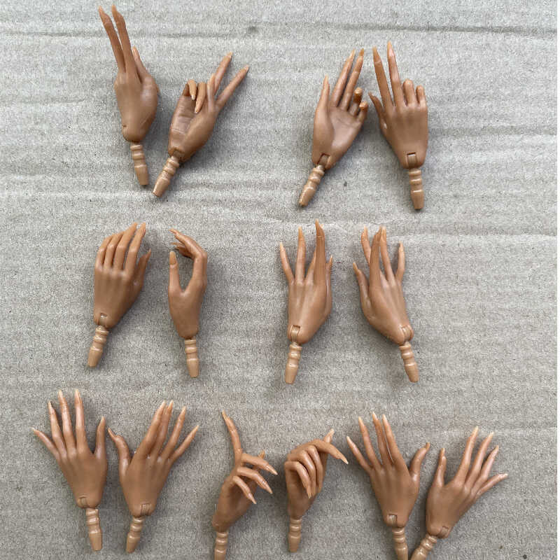 유 2023 MENGF With Long Nails Joints Movable Body Replacement Hands 1/6 ...