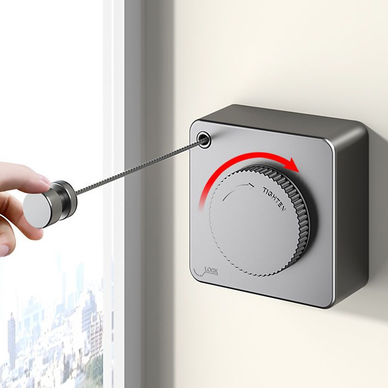 Invisible Pull-string Clothes Drying Rack Without Punching Retractable ...