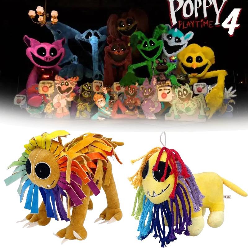 Critters Nightmare Adorable Plush Toy Featuring Green Dinosaur And Lion ...