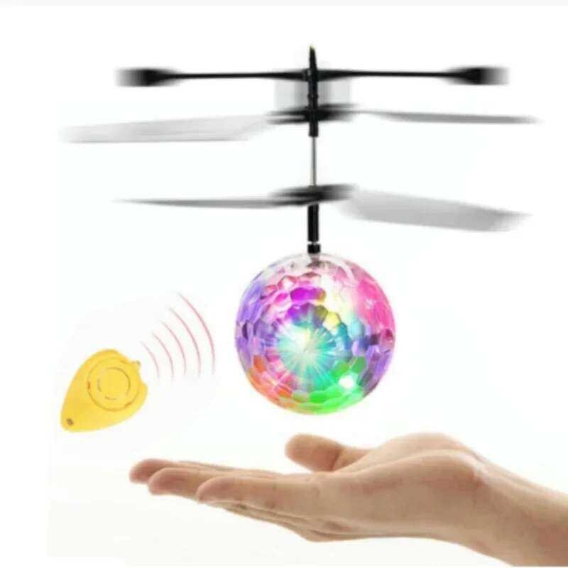 Aircraft Drone Fly Flashing Helicopter Hand Control RC Mini Quadcopter ...