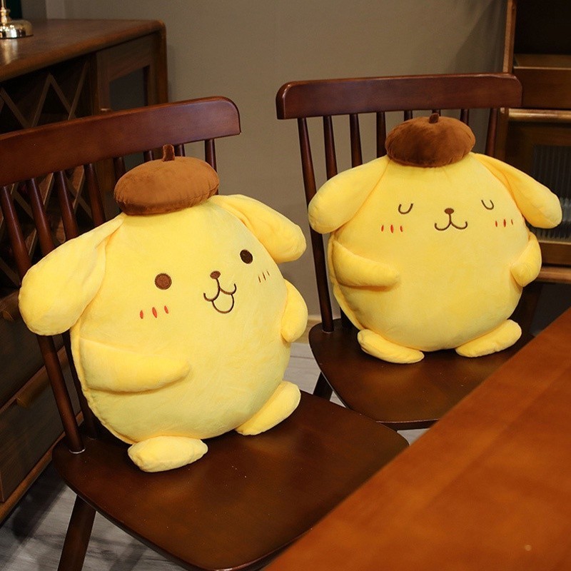 40-50cm Sanrio Pompompurin Stuffed Plush Toys Big Size Lovely Pillow ...