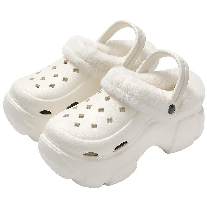 Mga Gua Babaeng Taglamig Sa Loob Bahay Mainit-Init Makapal Na Soled Kubo Slippers Sapatos Ng ...