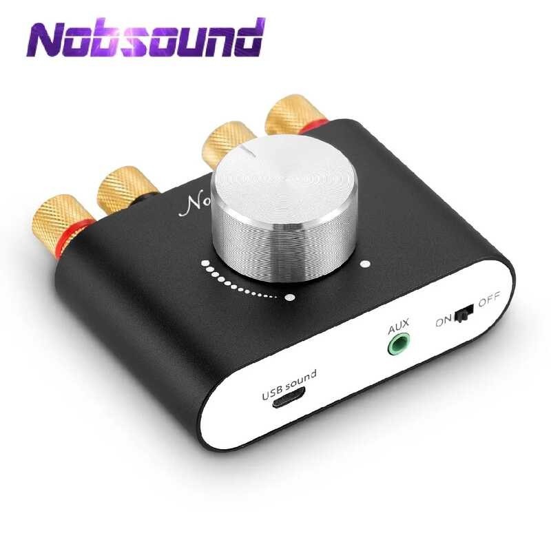 Nobsound Mini Bluetooth 5.0 Tpa3116 Digital Amplifier Hifi Stereo Audio ...