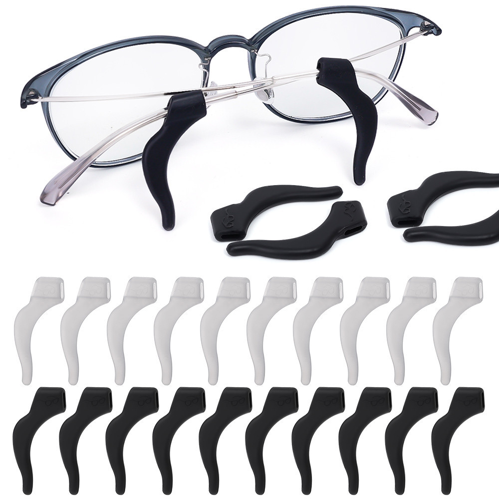Anti-slip Silicone Elastic Ear Hooks Antiskid Eyeglasses Leg Grips ...