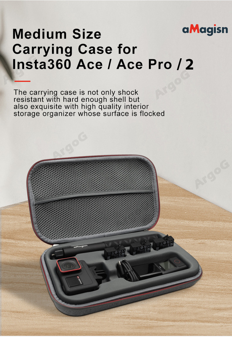 aMagisn Carrying Case for Insta360 Ace Pro 2 / Ace Medium Size Hard ...