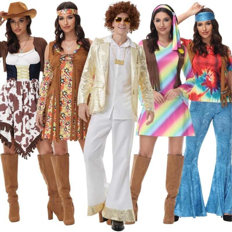 New disco 80s hippie dance hip-hop cosplay stage performance suit ...