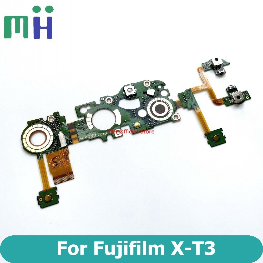 NEW For FUJI Fujifilm X-T3 XT3 Top Cover Mode Dial Button Connect Flex Cable FPC Power Switch ...
