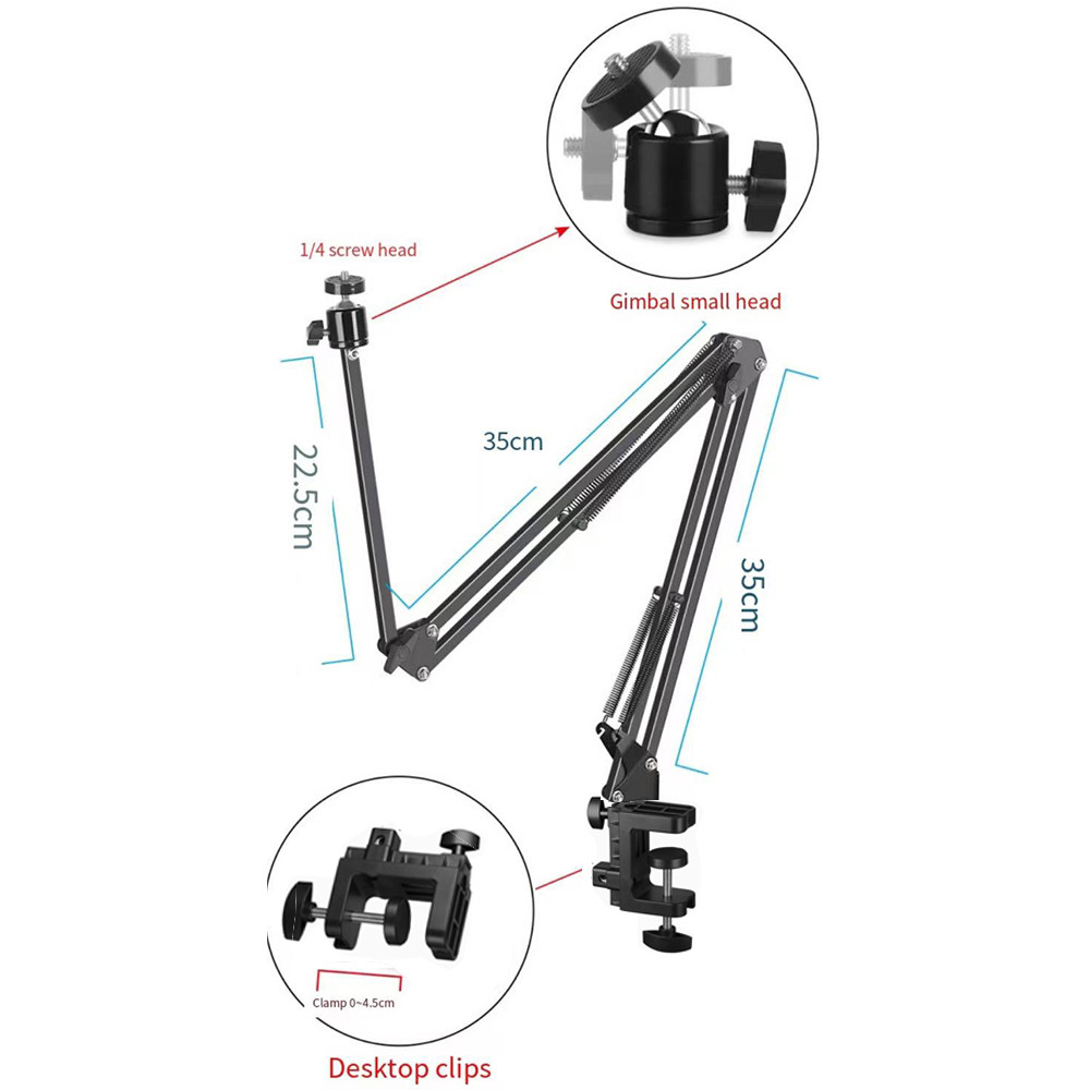 Extended cantilever desktop cell phone holder heightened multiple cell ...
