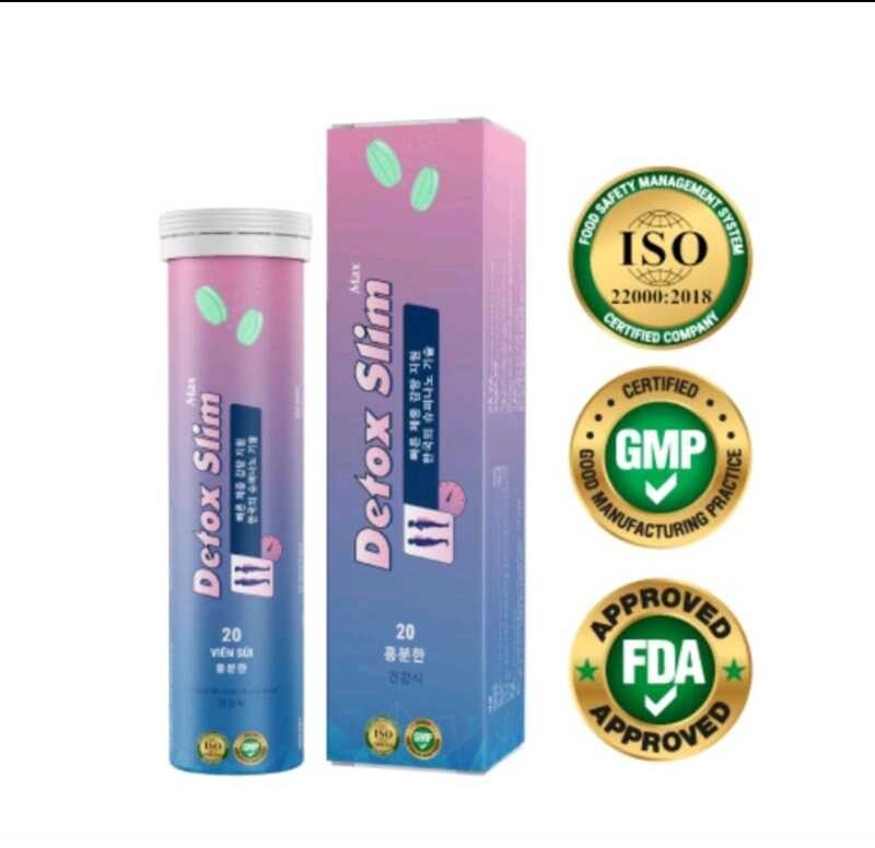 Detox Slim Effervescent tablet- Mabisang pampapayat | Shopee Philippines