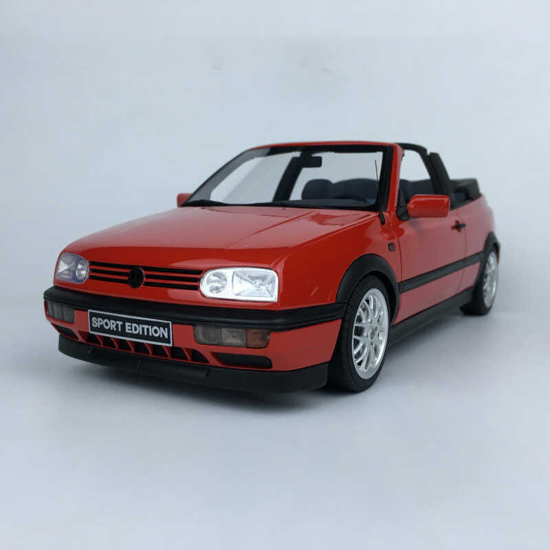 Diecast 1/18 Scale Golf's 3 Convertible Retro Simulation Car Model ...
