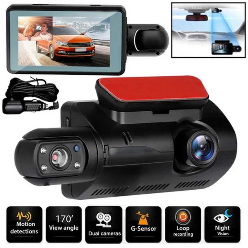 ♥ Dual Lens Dash Cam Para Sa Mga Cars Black Box HD 1080P Video Recorder ...
