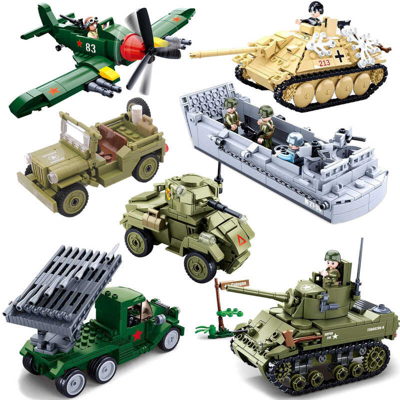 Ww2 Stuart Tank Katyusha Rocket Jeep Landing Craft US Army Car Soldier ...