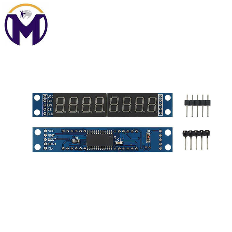8-bit digital display module MAX7219 LED display cascade eight bit ...