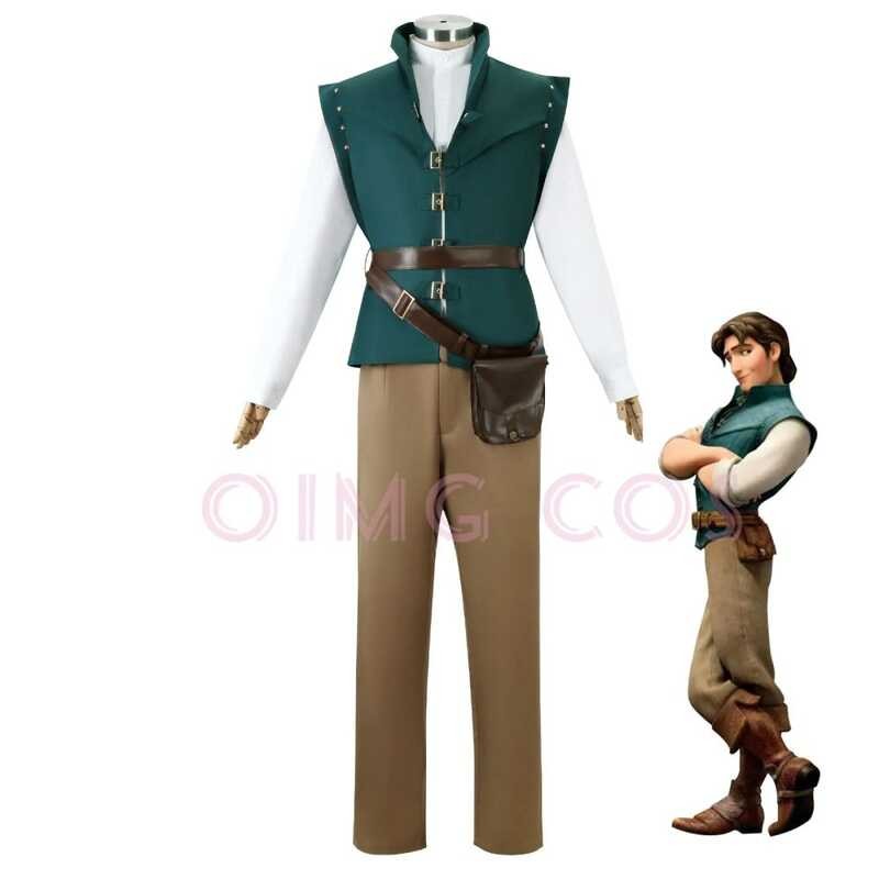 LY Flynn Rider Cosplay Costume Adult Carnival Uniform Halloween Anime ...